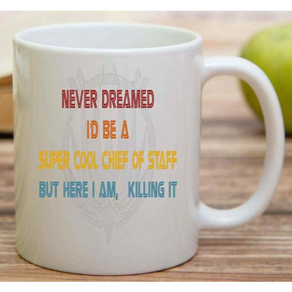 Staff Member Gift - Killing It - Grey Multicolor Unisex Sweat - Ideal Chief Of Staff 11 Oz White Ceramic Coffee Mug