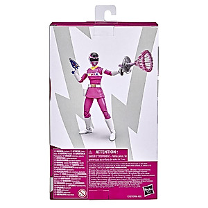 Power Rangers Lightning Collection in Space Pink Ranger 6-Inch Premium Collectible Action Figure Toy with Accessories, Kids Ages 4 and Up