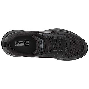 Skechers mens Gowalk Max-athletic Workout Walking Shoe With Air Cooled Foam Sneaker, Black 2, 13 X-Wide US