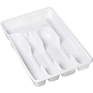 Rubbermaid - 2919RDWHT Cutlery Trays (Small) (6-Pack)