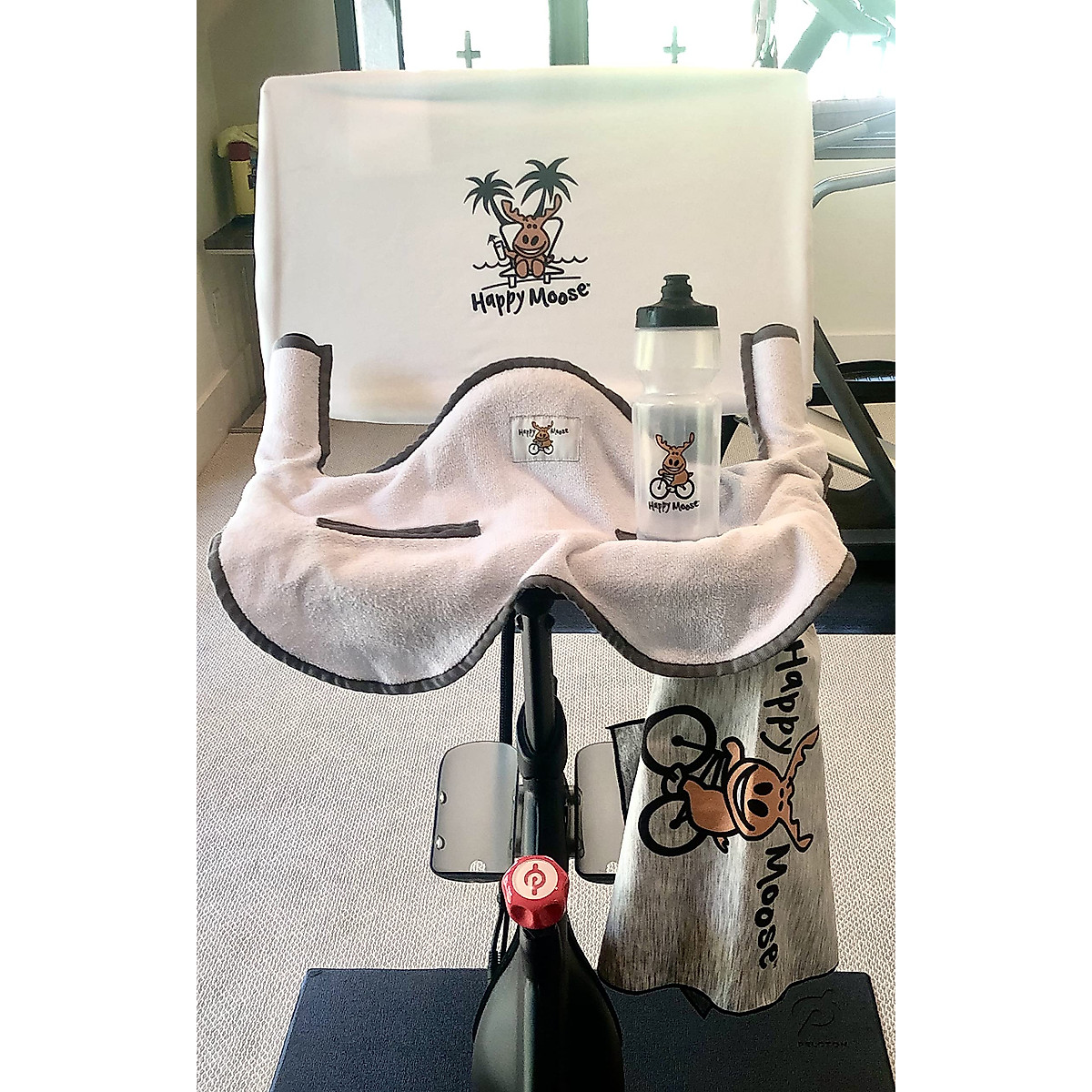 Happy Moose Accessory Set for Original Peloton Bike (Black Trim)