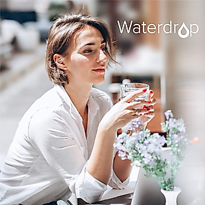 Waterdrop D6 Reverse Osmosis Water Filter, 𝟲𝟬𝟬 𝗚𝗣𝗗 Under Sink Reverse Osmosis System, Reduce PFAS, 2:1 Pure to Drain, Tankless RO Water Filter System, Smart LED Faucet, Easy Installation