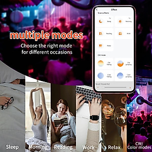 Sunshiney Twist in Light Bulb, A19 GU24 12W 1200LM Smart Bluetooth 2 Prong Led Lightbulb, 2700K-6500K Dimmable Music Sync RGBCW Color Changing Led Lightbulbs, APP Control, 4Pack