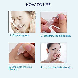 Newfacefure Diy Spa Rose Hyaluronic Acid Hydro Jelly Facial Mask Powder Collagen Face 12 Sacks with 10 Pack Serum