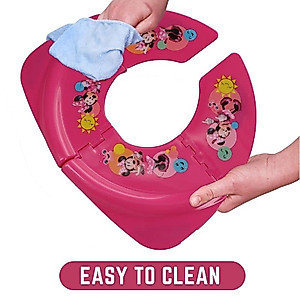 Disney Minnie Mouse "Smile" Folding Potty Seat - Travel Potty Training Seat