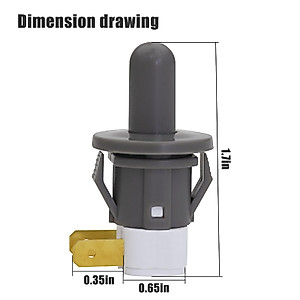 DA34-00066C Refrigerator Interlock Door Switch Replace 2705488, AP5306252, EAP4138763, PS4138763 Door Interlock Switch Compatible with Samsung Cecilware