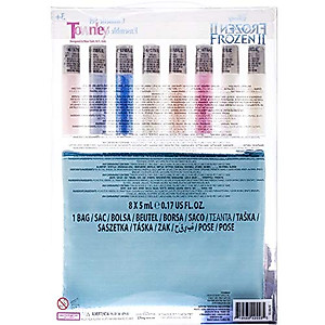 Disney Frozen 2 - Townley Girl Anna and Elsa Lip Gloss Set with Sequin Bag, Ages 3+ (9 Pcs)