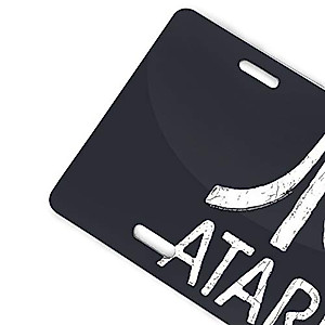 Ertregysrtg Atari Video Game Retro Logo Vintage Gaming Console License Plate 6" X 12"