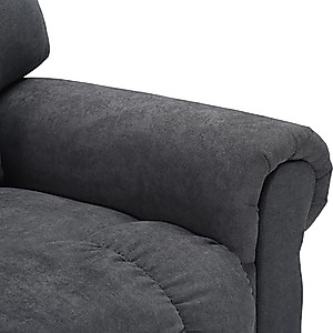 STARY Princess Recliner Sofa for Living Room Chair for Adults Lady, Grey