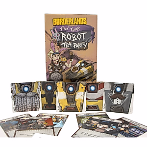 Nerdvana Game: Borderlands: Tiny Tina's Robot Tea Party - Roleplaying Card Game, Strategy Game, Officially Licensed, Ages 13+, 2-5 Players, 15 Min