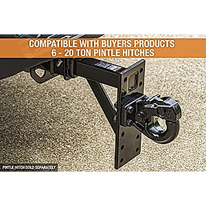 Buyers Products PM812 6 Position Pintle Hook Mount With 12.25 Inch Shank
