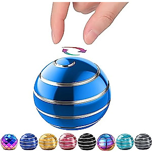 Kryfa Kinetic Desk Toys, Adults Fidget Toys, Fidget Toys for Kids Ages 8-12, Sensory Toys for Kids with Autism, Stocking Stuffers for Kids Party Favors Toys (1.54", Blue)
