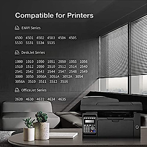 LEMERO Remanufactured Ink Cartridge Replacement for HP 61XL 61 XL to use with Envy 4500 5530 4502 DeskJet 3510 2541 2542 Officejet 4630 4635 (Black, Tri-Color, 4 Pack)