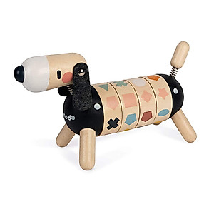 Janod - Sweet Cocoon Shapes and Colors Dog - Ages 2+ - J04421