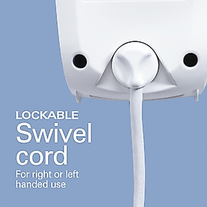 Hamilton Beach Professional 7-Speed Digital Electric Hand Mixer with High-Performance DC Motor, Slow Start, Snap-On Storage Case, SoftScrape Beaters, Whisk, Dough Hooks, White (62656)