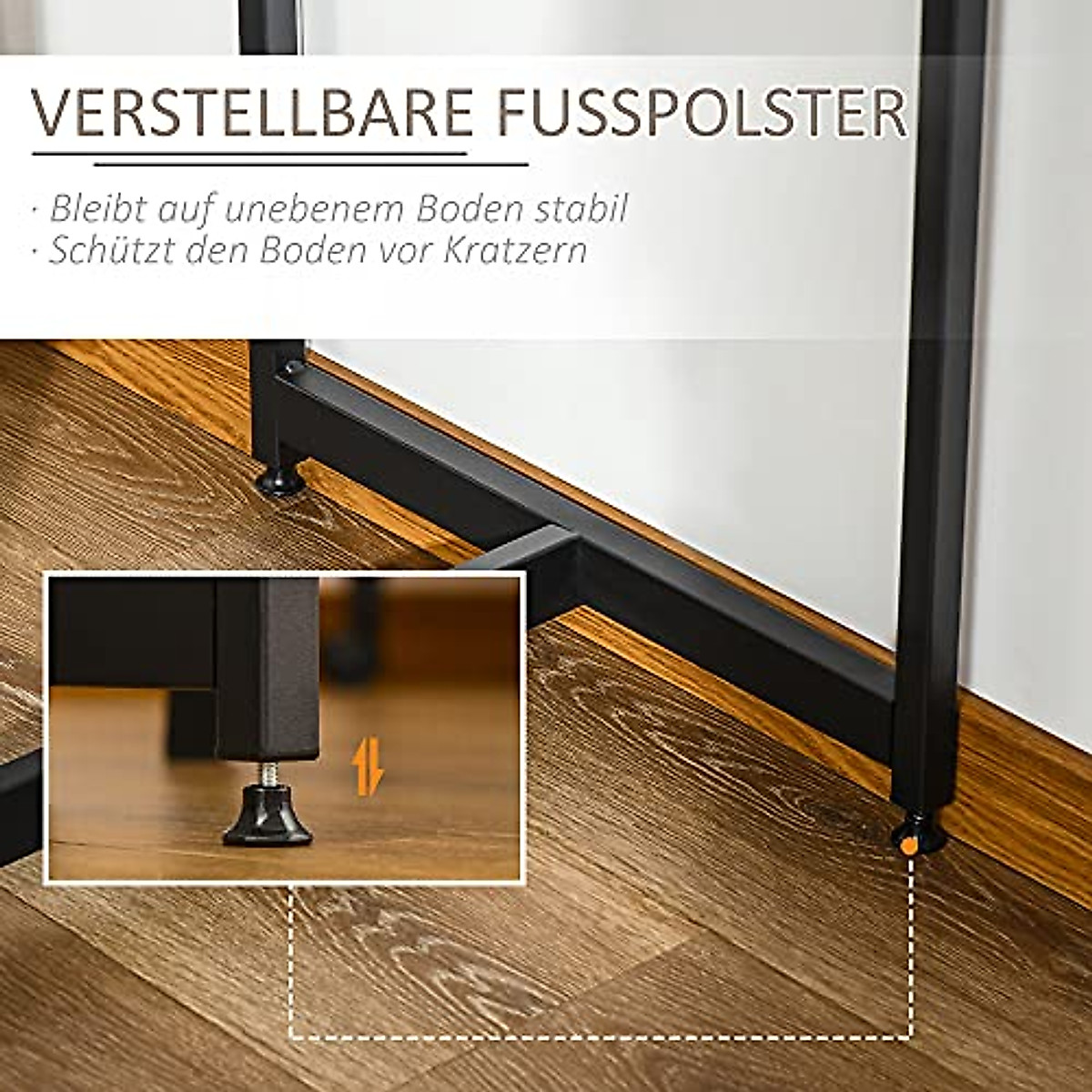 HOMCOM 3 Piece Industrial Dining Table Set, Counter Height Bar Table & Stools Set with Storage Shelf, Rustic Brown