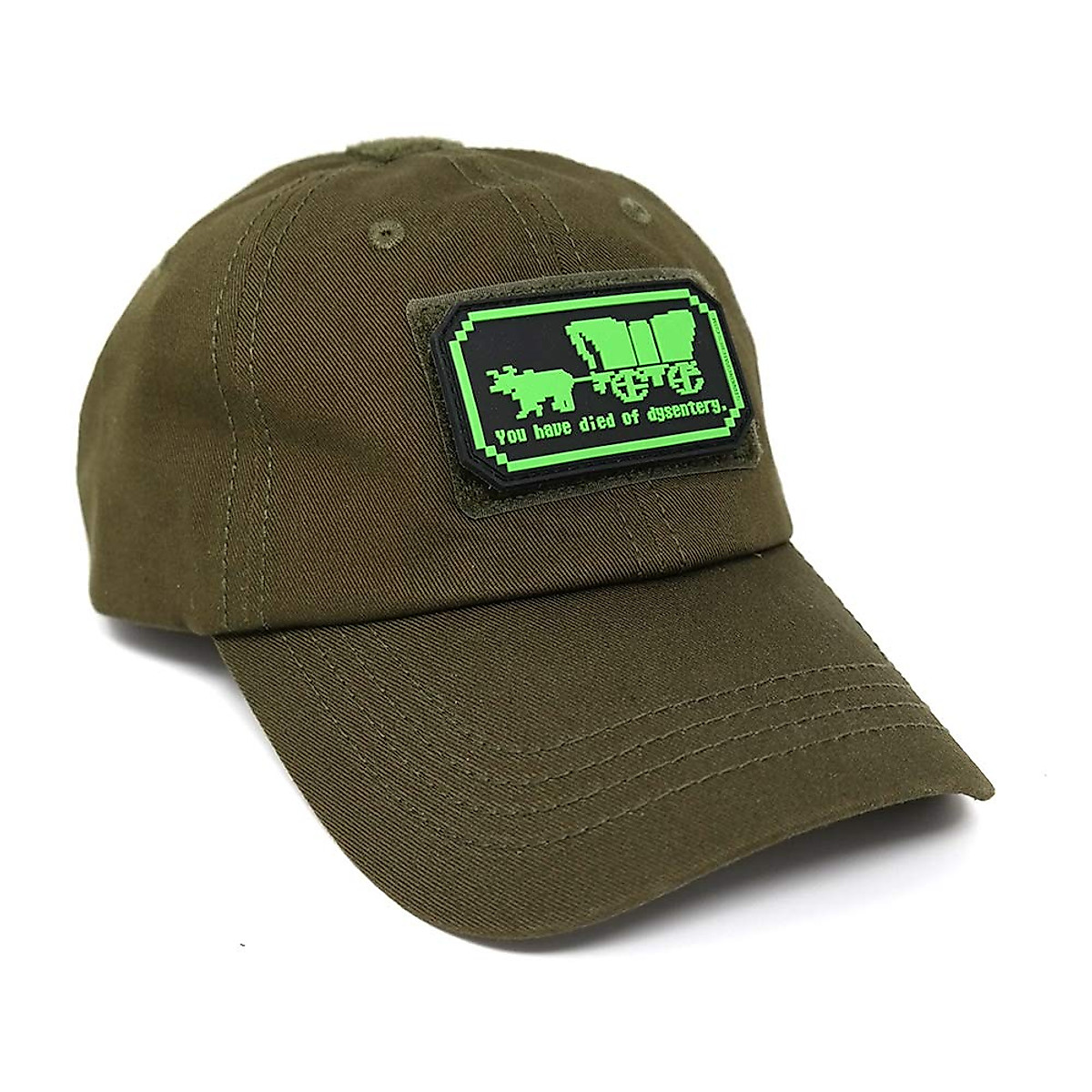 You Have Died of Dysentery PVC Rubber Tactical Morale Patch | Oregon Trail Inspired | Funny Hook and Loop Patch