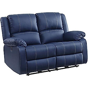 Acme Furniture Zuriel Love Seats, Blue