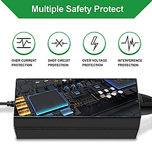 YLYLXIMA 48V 2A Power Supply Adapter 48V 96W charger AC 100-240V to DC 48V 2A Adapter US Plug 5.5 x 2.5mm for PoE Switch, LCD Monitor, LED Strip, Router.(Notice! Not Suitable for Battery Charging).