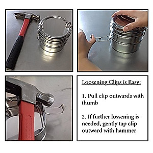 Lifestyle Block Stainless Steel Lunchbox - 7 Inch Rectangle with Nesting Mini Container - BPA Free