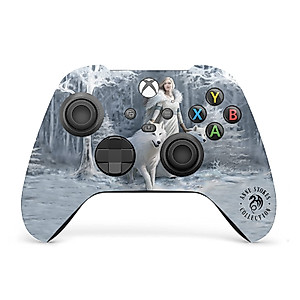 Head Case Designs Officially Licensed Anne Stokes Winter Guardians Art Mix Matte Vinyl Sticker Gaming Skin Case Cover Compatible with Xbox Series X Console and Controller Bundle