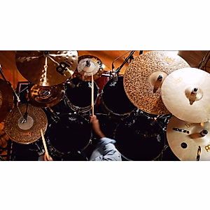 Meinl Cymbals Byzance 10" Dual Splash — MADE IN TURKEY — Hand Hammered B20 Bronze, 2-YEAR WARRANTY, B10DUS, inch