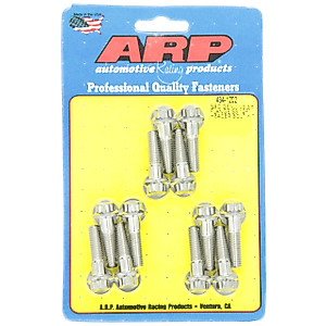 ARP (434-1202) Chevy SBC/GenIII LS 3/8in Flange SS 12pt Header Bolt Kit