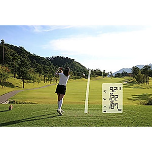 PRGR Black Pocket Launch Monitor HS-130A (New 2021 Model)