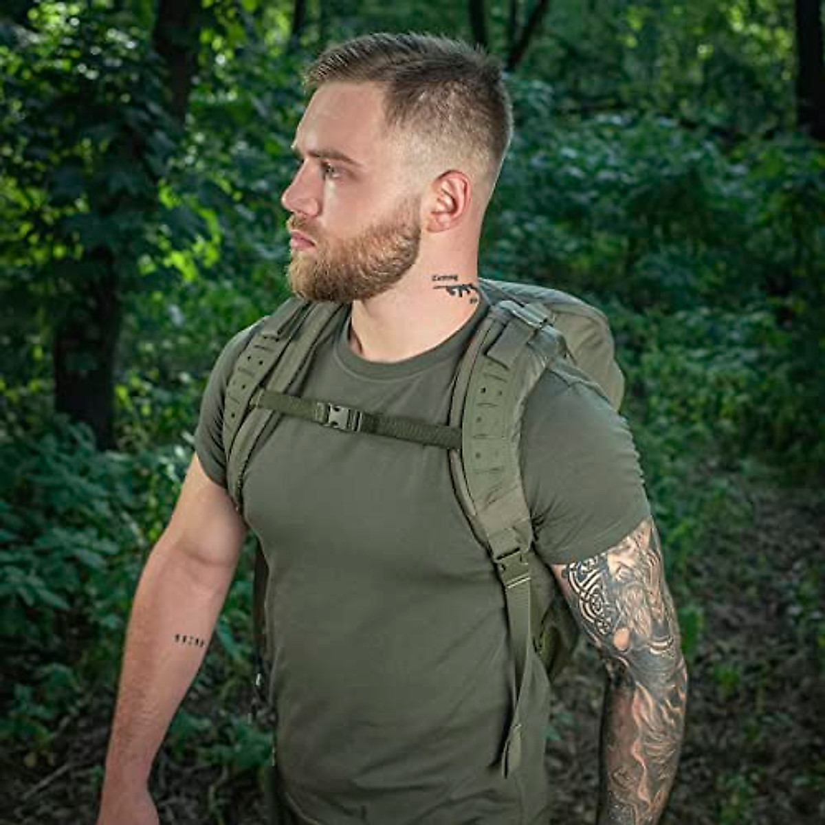 M-Tac Elite Tactical Backpack 25L Gen.II - Army Military Style Daypack Bag with Molle (Olive)