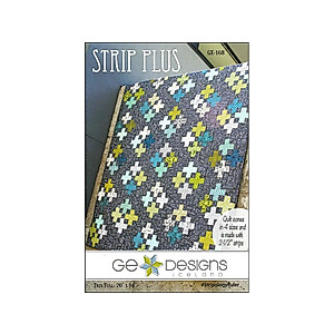Strip Plus Quilt Pattern by GE Quilt Designs