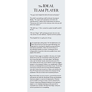 The Ideal Team Player: How to Recognize and Cultivate The Three Essential Virtues (J-B Lencioni Series)
