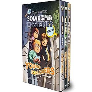 Timmi Tobbson Junior Boxed Set: Timmi Tobbson Junior (6-8) Children's Detective Adventure Books 1-3 (Solve-Them-Yourself Mysteries Book Series for Boys and Girls (Cover may vary))