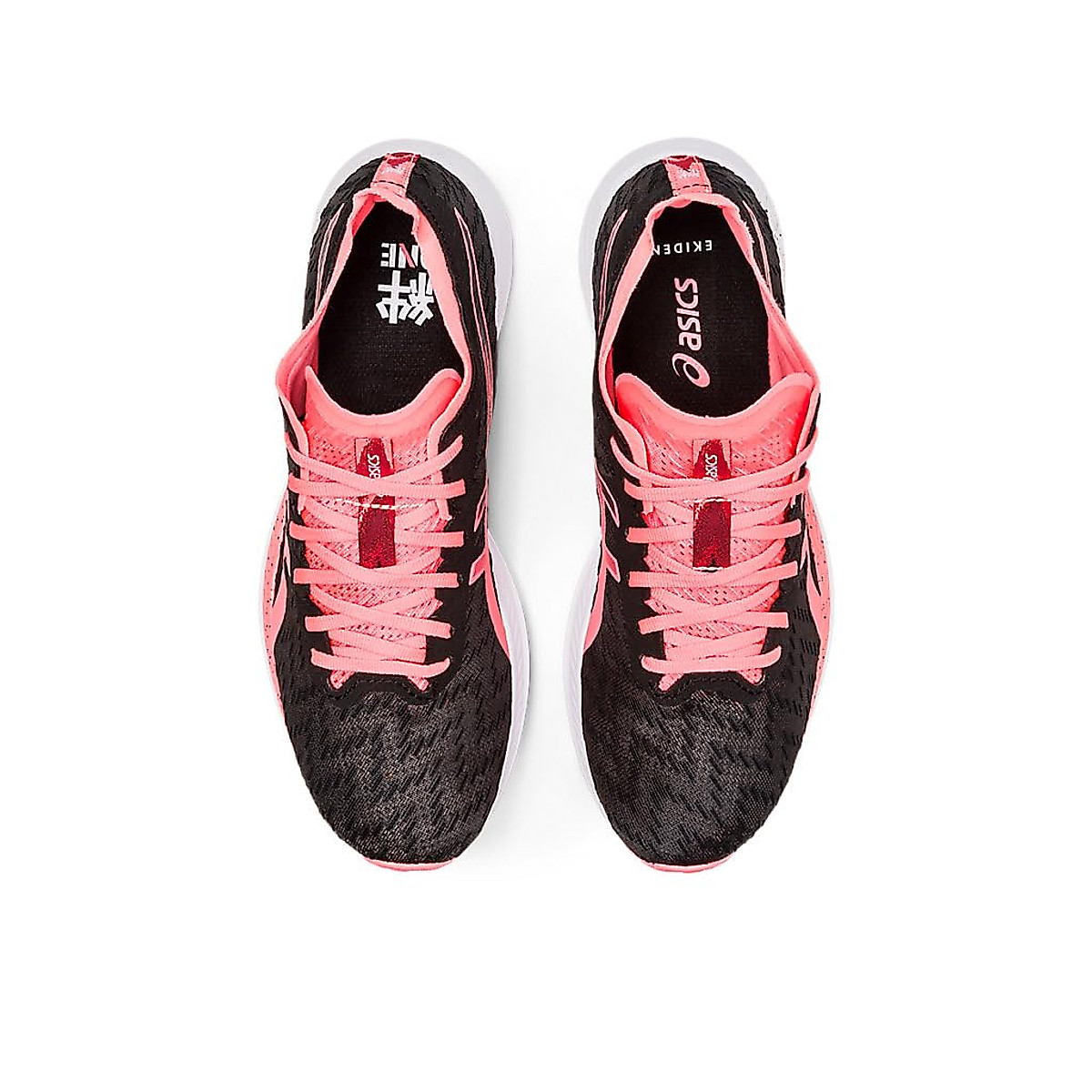 ASICS Women's Magic Speed Running Shoes, 8, Black/Blazing Coral