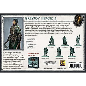 CMON A Song of Ice and Fire Tabletop Miniatures Game Greyjoy Heroes Unit Box #2 | Strategy Game for Teens and Adults | Ages 14+ | 2+ Players | Avg. Playtime 45-60 Minutes | Made Multi Color SIF910