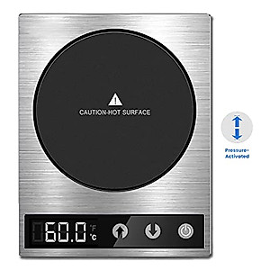 COSORI Mug Warmer & Coffee Cup Warmer for Desk Coffee Gift, Beverage Heater for Home and Office Use, Pressure Sensor Technology, Auto Shut Off, Digital Temp Control, 77-194℉, Silver