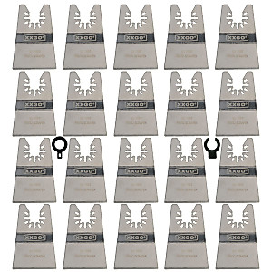 XXGO 20 Pcs 2 Inch Rigid Oscillating Multitool Scraper Blade Universal XG1020