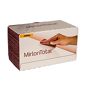 Mirka 18-118-447 25 pieces 4 1/2-Inch by 9-Inch Very Fine Scuff Pads 360 grit, red, black, grey, beige
