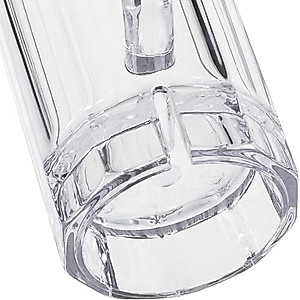 Carlisle FoodService Products 4396507 Lexington Plastic bar Mug, Polycarbonate, Clear, 16 Ounce