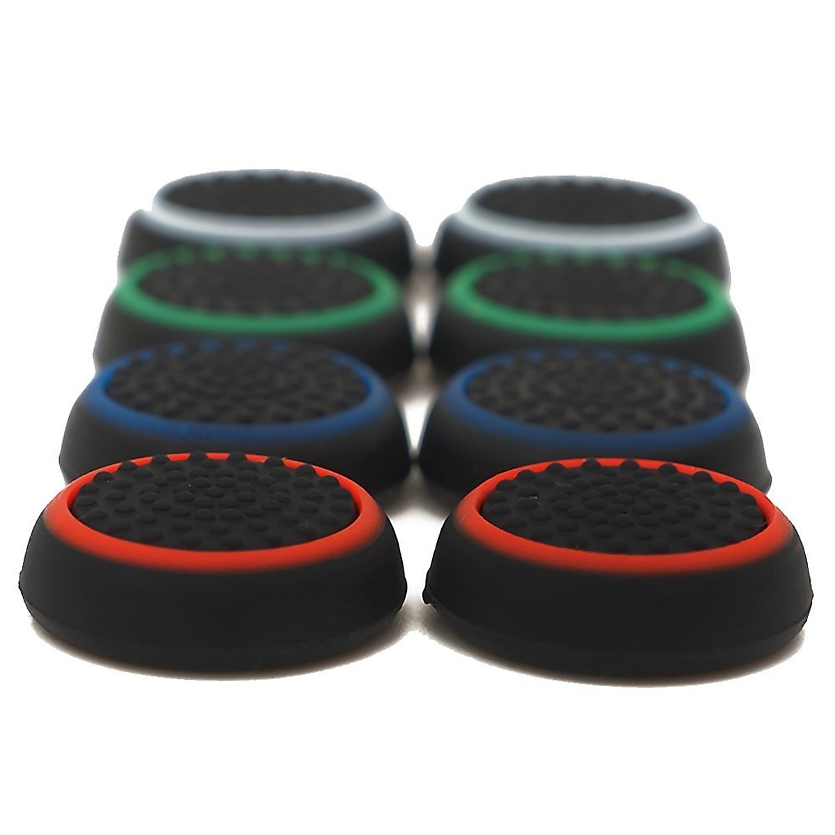 SUBANG 16 Pieces Silicone Noctilucent Thumb Grip Caps Controller Joystick Cap Covers for PS3, PS4, Xbox 360, Xbox One Analog Stick Caps Replacement