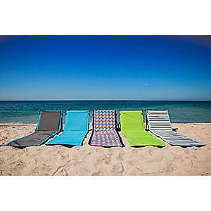 ONIVA - a Picnic Time brand Beachcomber Portable Beach Mat, Soft Beach Lounger, Backpack Beach Chair & Tote
