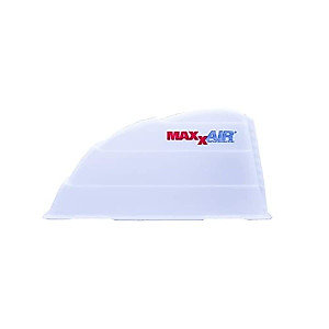 MAXXAIR Maxx I Original Vent Cover - Keep Rain Out & Let Fresh Air In; RV Roof Vent Cover, Zero-Leak Mounting System, Prevents Bugs & Leaves, Eliminates Stale Air, Smoke & Odors, White (00-933066)