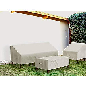 Simple Houseware Patio Coffee Table Cover, 48 x 28 x 13 Inches