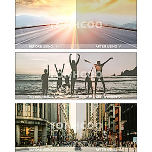 FONHCOO Aviator Sunglasses for Women Men Oversized Metal Frame UV400 Mirrored Sunglasses (pink&white)