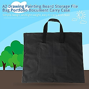 Art Painting Case Bag,A2Drawing Painting Board Storage Bag for Painting Light Pad Board Weeding Light Box Storage (21.2 x 27.1inch)