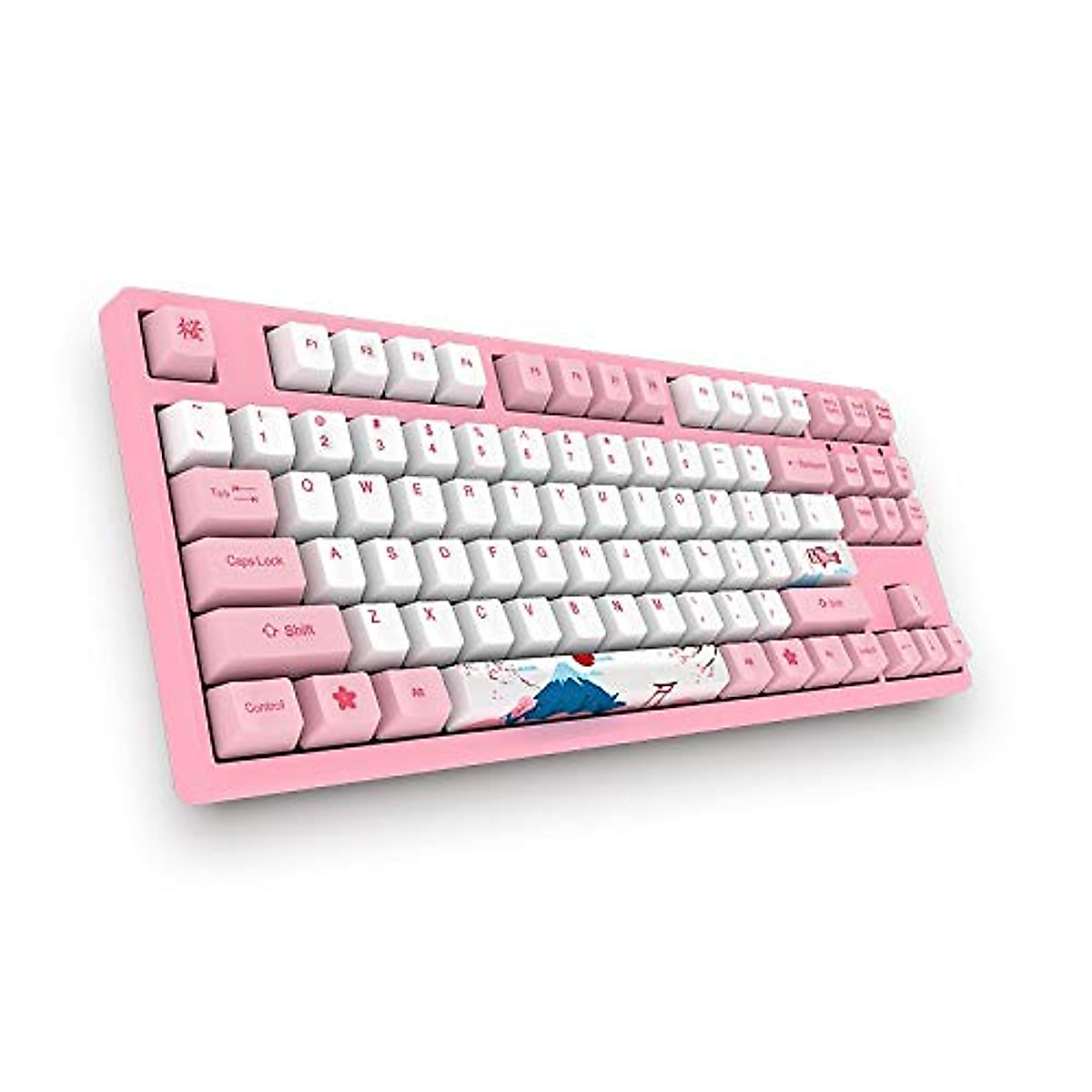 Keyboard keycaps 87 Keys Keyboard Bluetooth 3.0 USB Wired PBT Keycaps Mechanical Gaming Keyboard forPC Laptop