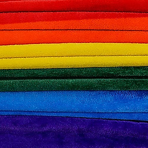 Infinity Republic - Rainbow Pride Soft Fleece Throw Blanket - 50x60 Perfect for Living Rooms, bedrooms, Kids' Rooms, Outdoors