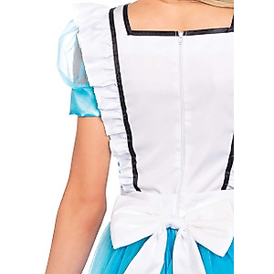 Leg Avenue Women's Classic Alice, Blue/White, Small