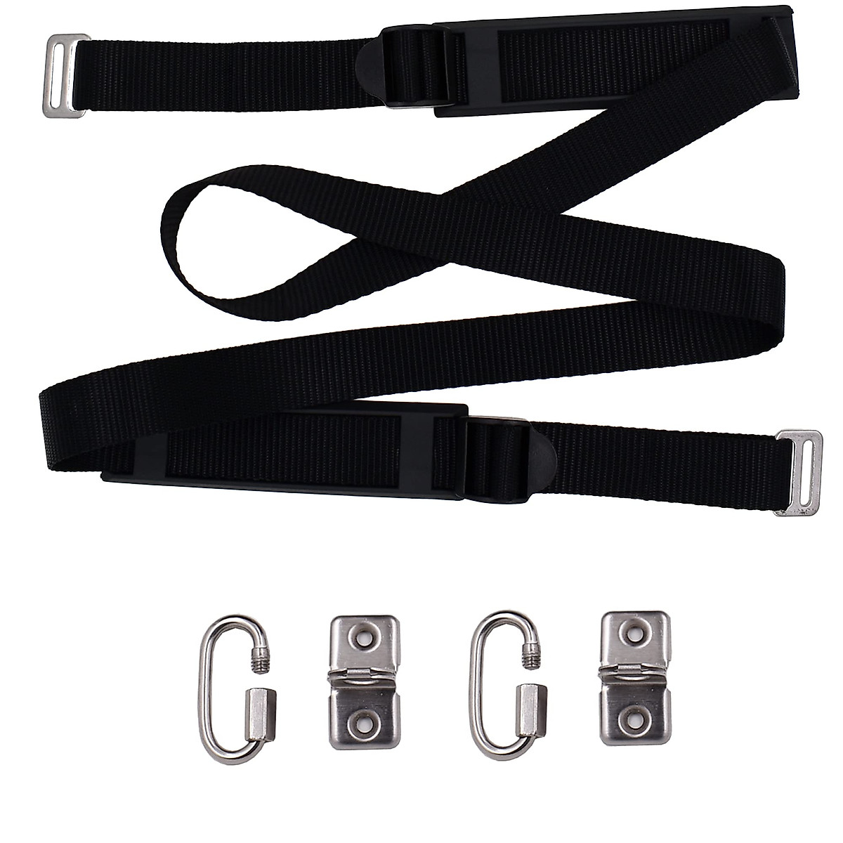 YYST Bin Strap Garbage Lock Trash Can Lid Strap Outdoor Garbage Can Strap One Piece - No More Mess !
