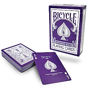 Purple Playing Cards Bicycle Deck
