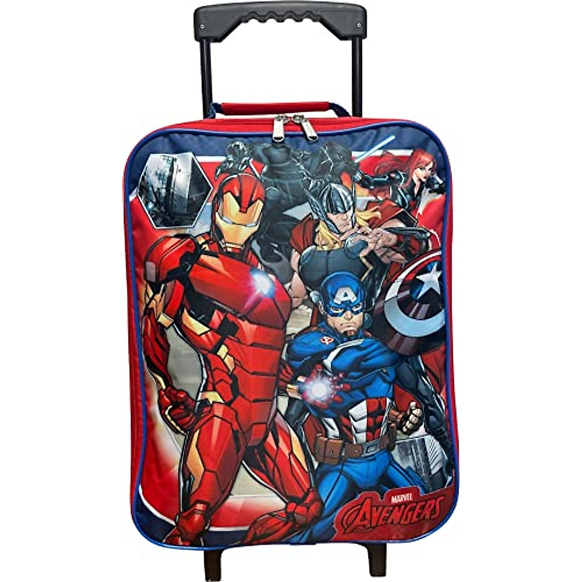 Ruz Marvel Avengers 15" Collapsible Wheeled Pilot Case - Small Rolling Luggage …